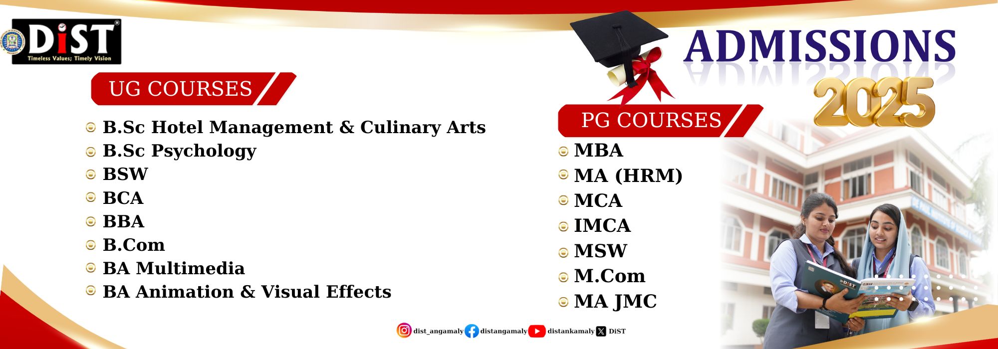 DiST Angamaly, Top MBA colleges in kerala